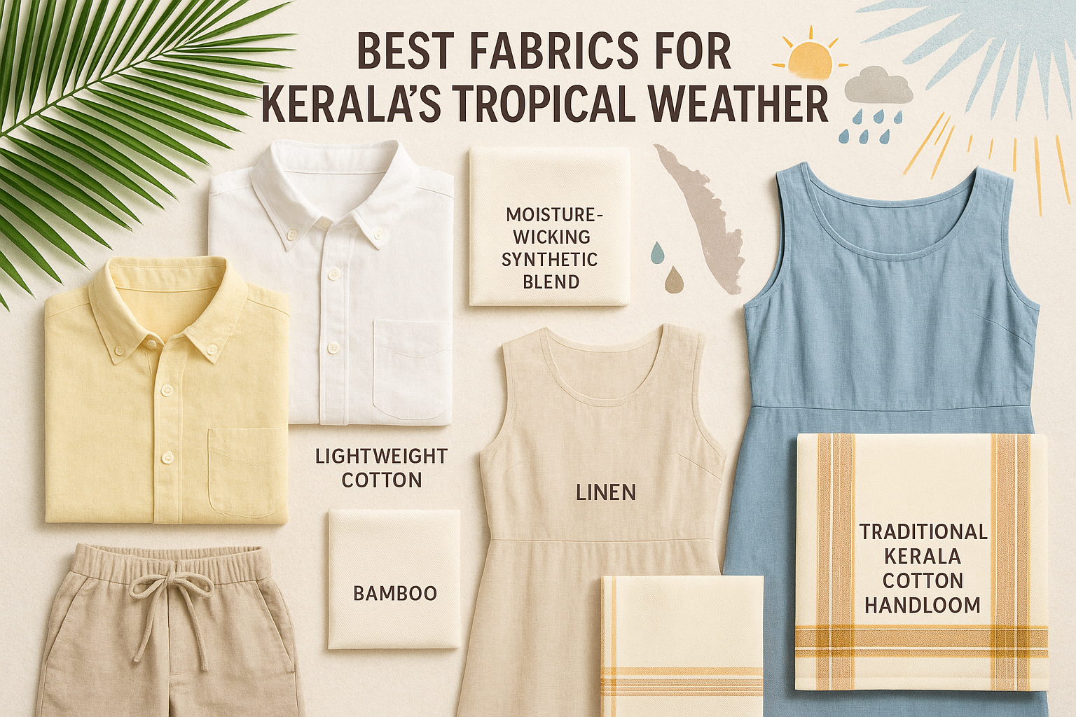 Best Fabrics for Kerala Weather: What to Wear Year-Round Comfortably ...